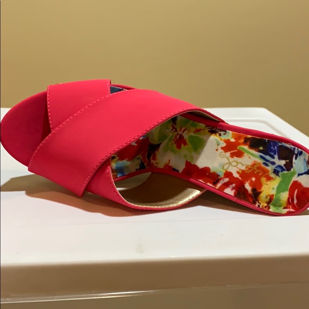 Quipid Very Pink Platform Wedge Shoes - Gem